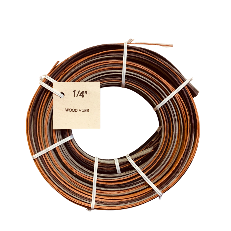 Premium Dyed 1/4" Flat Reed for Crafts & Weaving