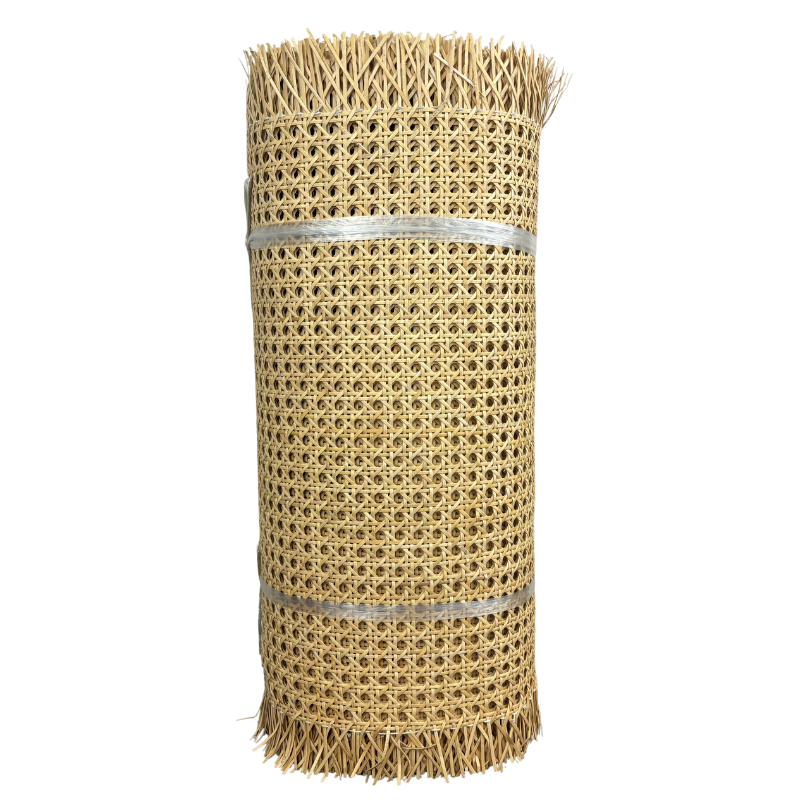 Fine 1/2" Unbleached Cane Webbing 50-Foot Rolls