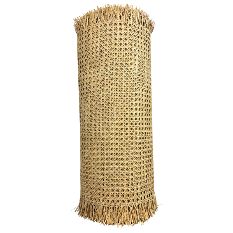 Fine 1/2" Unbleached Cane Webbing 50-Foot Rolls