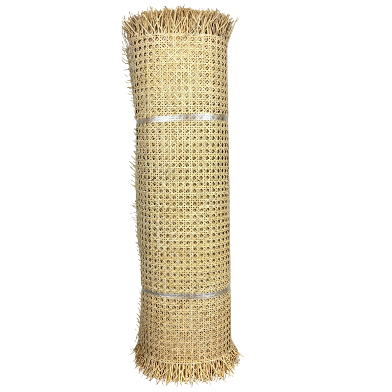 Fine 1/2" Unbleached Cane Webbing 50-Foot Rolls