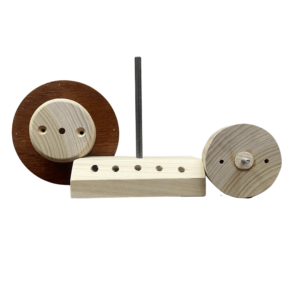 Quick-Attach Hardwood Mold Stand Adapters