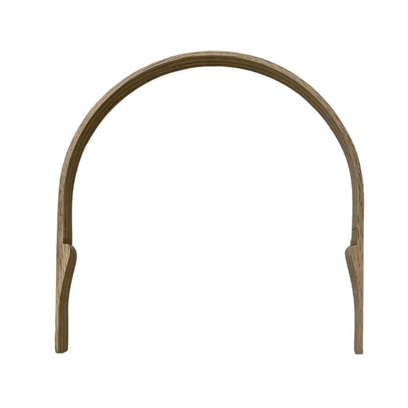 Sturdy Round Notched Basket Handles for Secure Grip