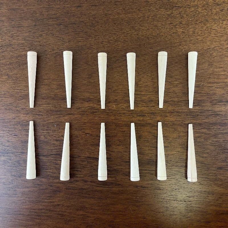 High-Quality Hand Caning Pegs | Sold by Dozen