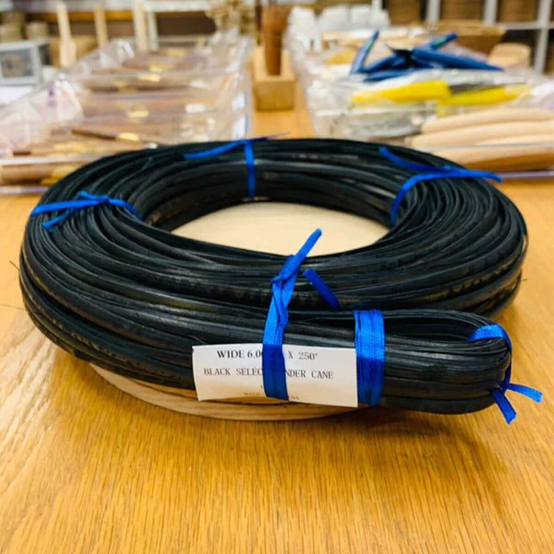 Premium Black Cane for DIY & Restoration - HH Perkins