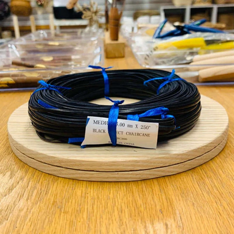 Premium Black Cane for DIY & Restoration - HH Perkins