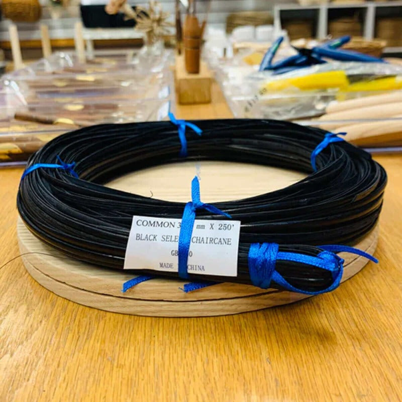 Premium Black Cane for DIY & Restoration - HH Perkins