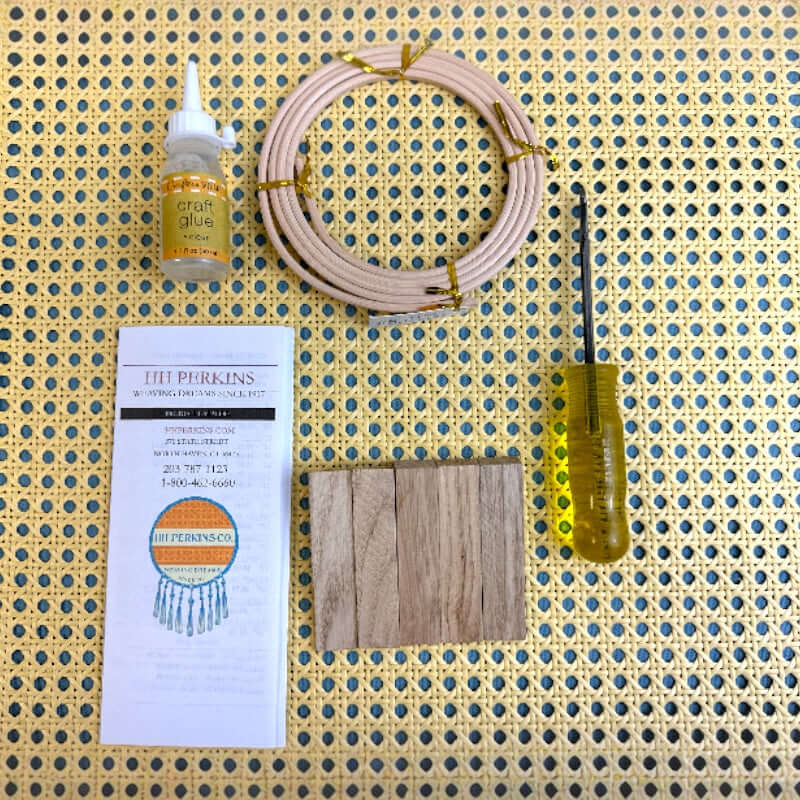 Canoe Kit - Fine 1/2" Plastic Cane Webbing Kit