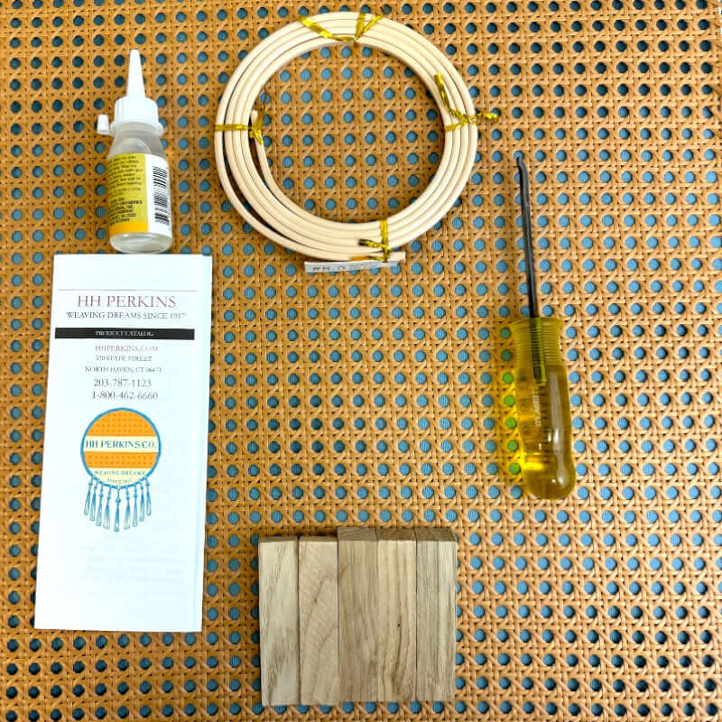 Canoe Kit - Fine 1/2" Plastic Cane Webbing Kit