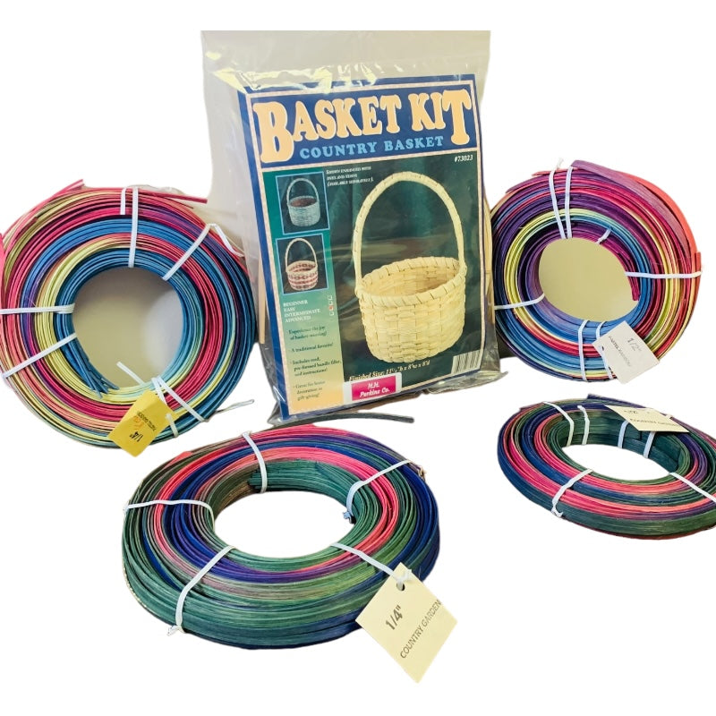 Multicolor Space Dyed Reed - HH Perkins Crafts