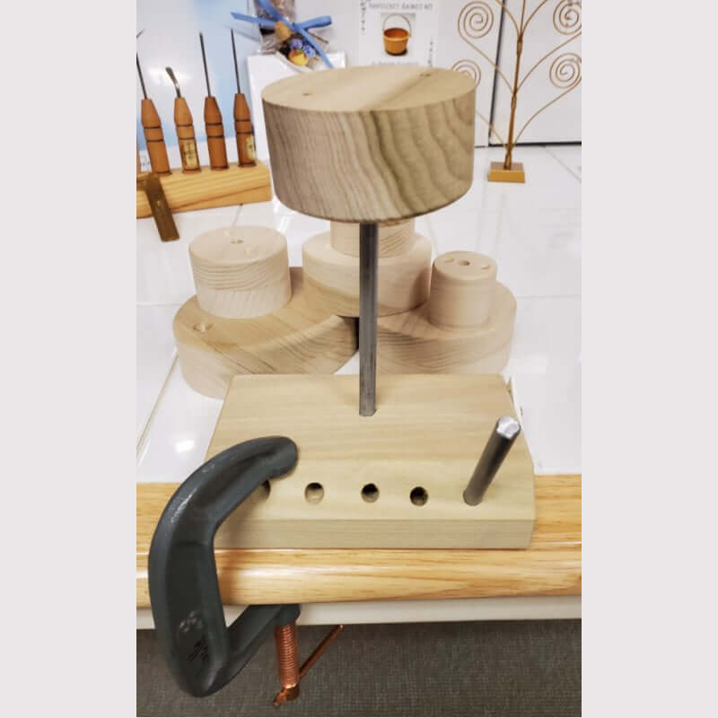Nantucket Mold Stand Set for Basket Weaving