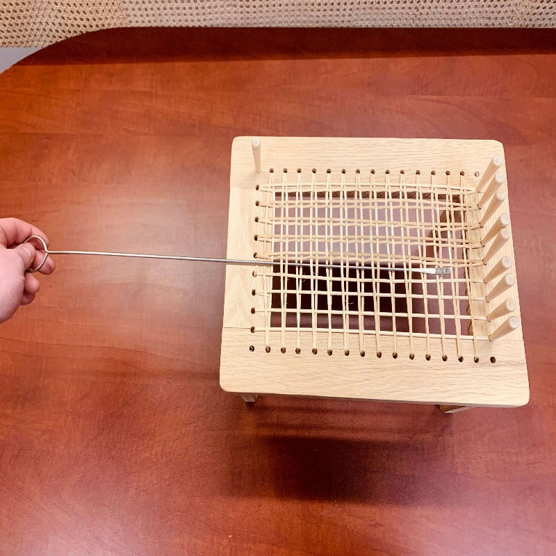 21" Caning Needle with Bent Tip for Easy Weaving