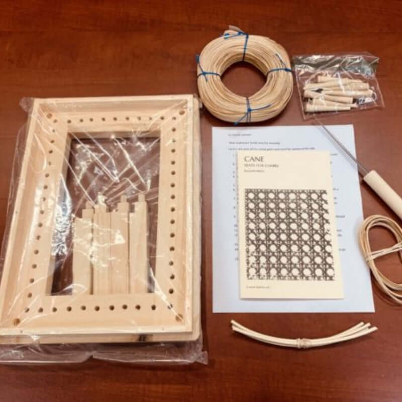 DIY Hand Cane Footstool Kit - Craft & Customize